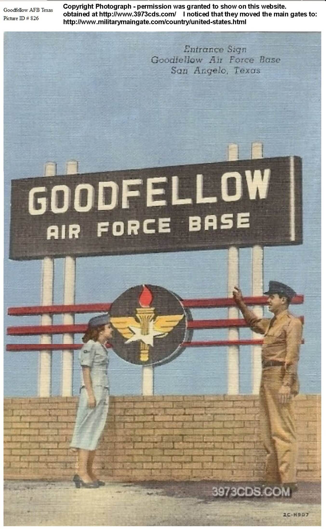 History of Goodfellow AFB - Goodfellow Then and Now