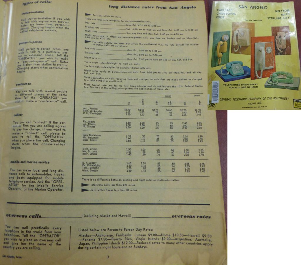 Phone Books – Goodfellow Then and Now
