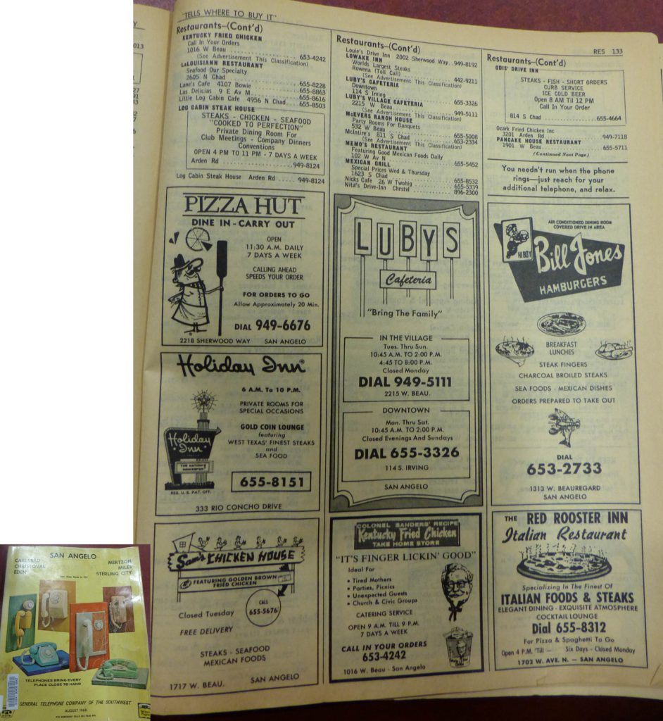 Phone Books – Goodfellow Then and Now