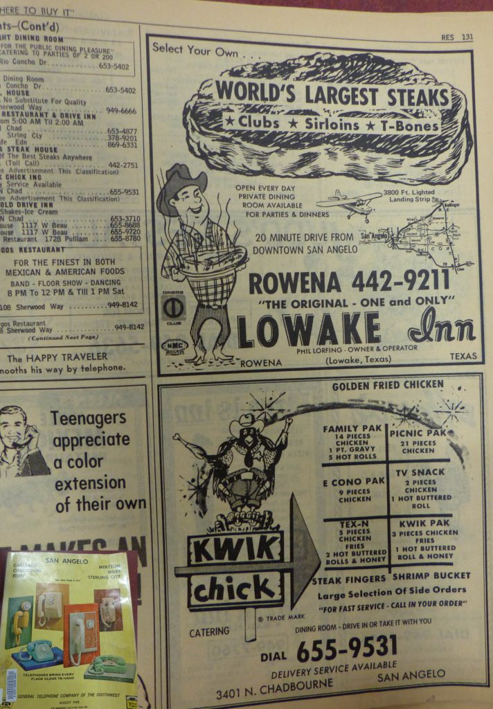 Phone Books – Goodfellow Then and Now