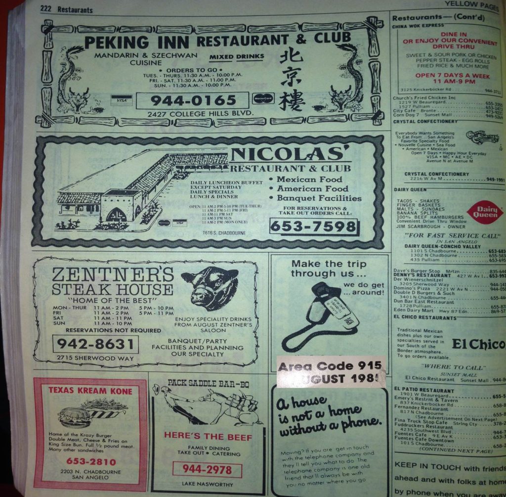 Phone Books – Goodfellow Then and Now