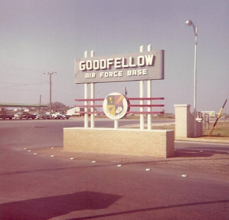 Entrance Gates – Goodfellow Then and Now