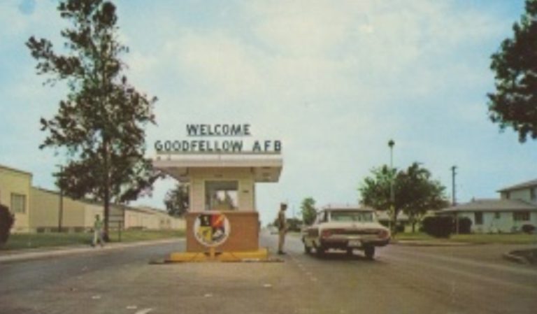 Entrance Gates – Goodfellow Then and Now