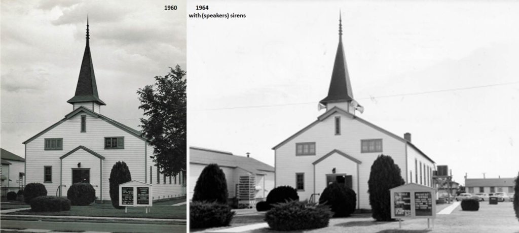HQ and Base Chapel – Goodfellow Then and Now
