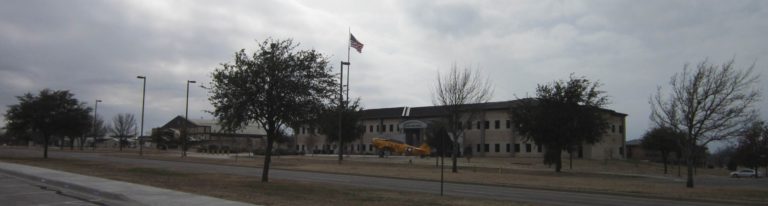HQ and Base Chapel - EC-47 Exhibit - Goodfellow Then and Now