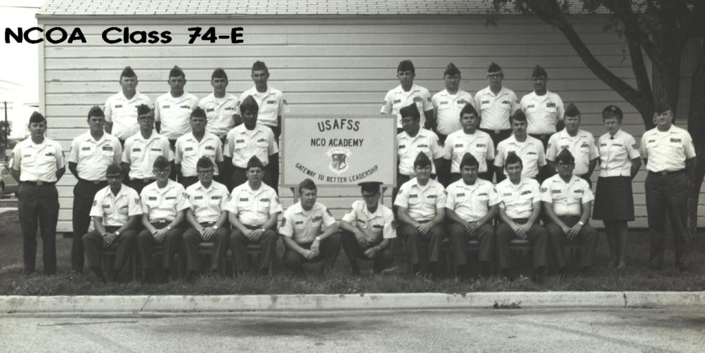 1974 - NCOA Class 74-A Official - Goodfellow Then and Now