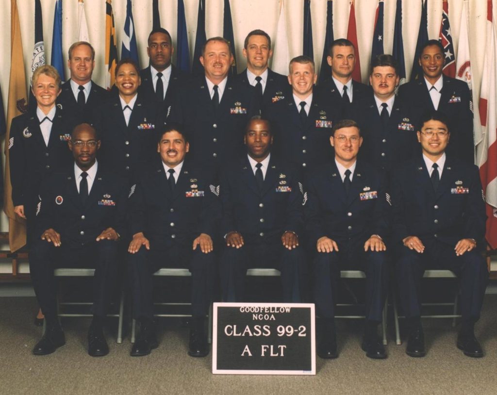 Air Force NCOA Class Photos - Goodfellow Then and Now
