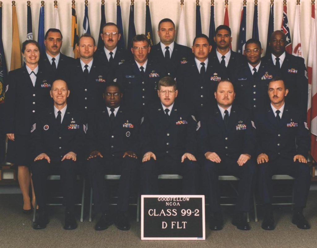 Air Force NCOA Class Photos - Goodfellow Then and Now