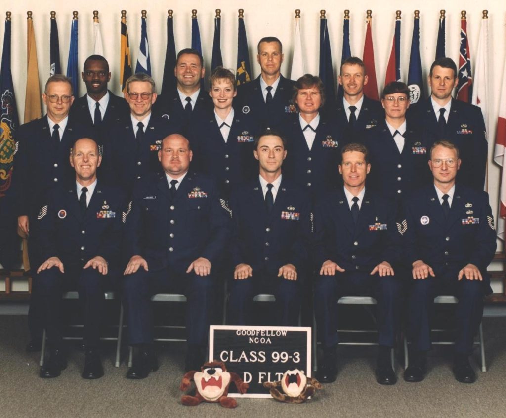 Air Force NCOA Class Photos - Goodfellow Then and Now