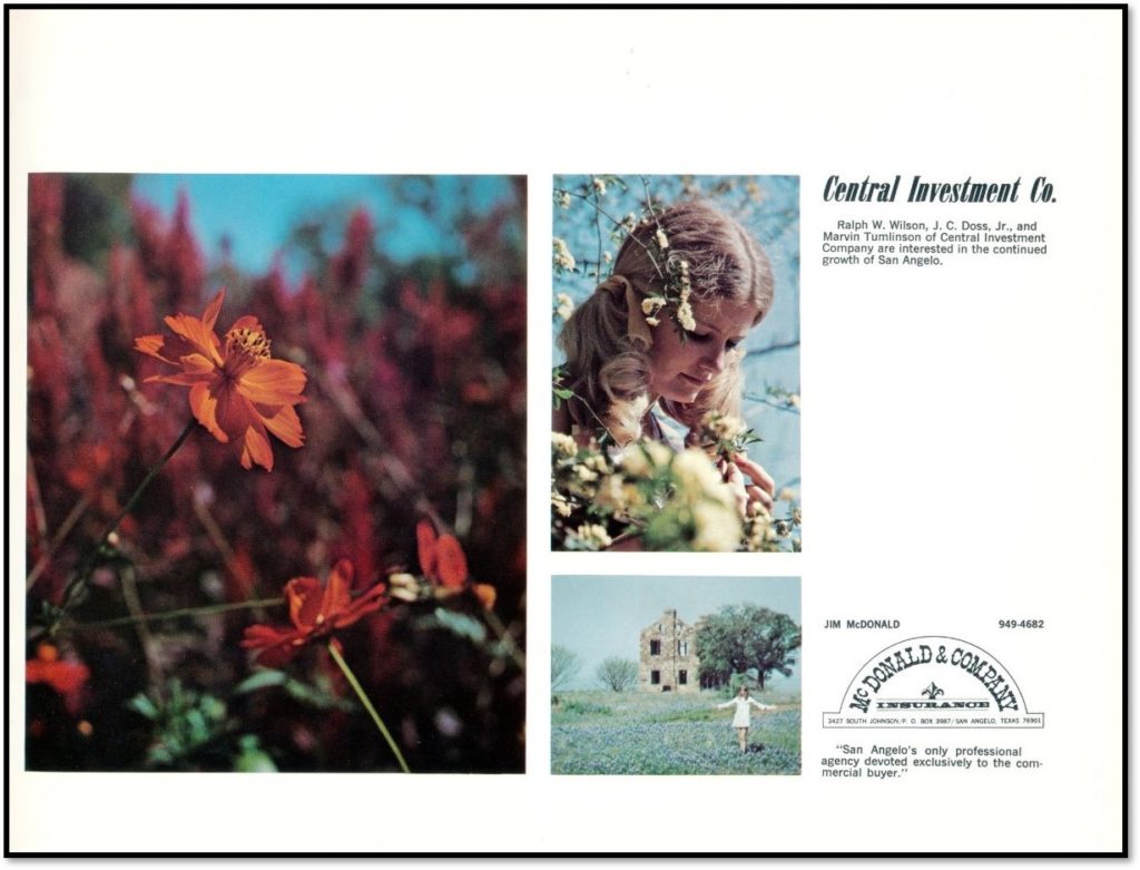 1973 – San Angelo Pamphlet – Goodfellow Then and Now