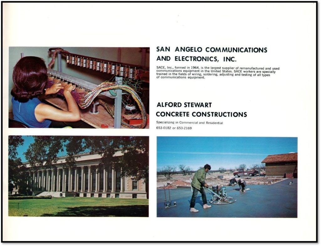 1973 – San Angelo Pamphlet – Goodfellow Then and Now