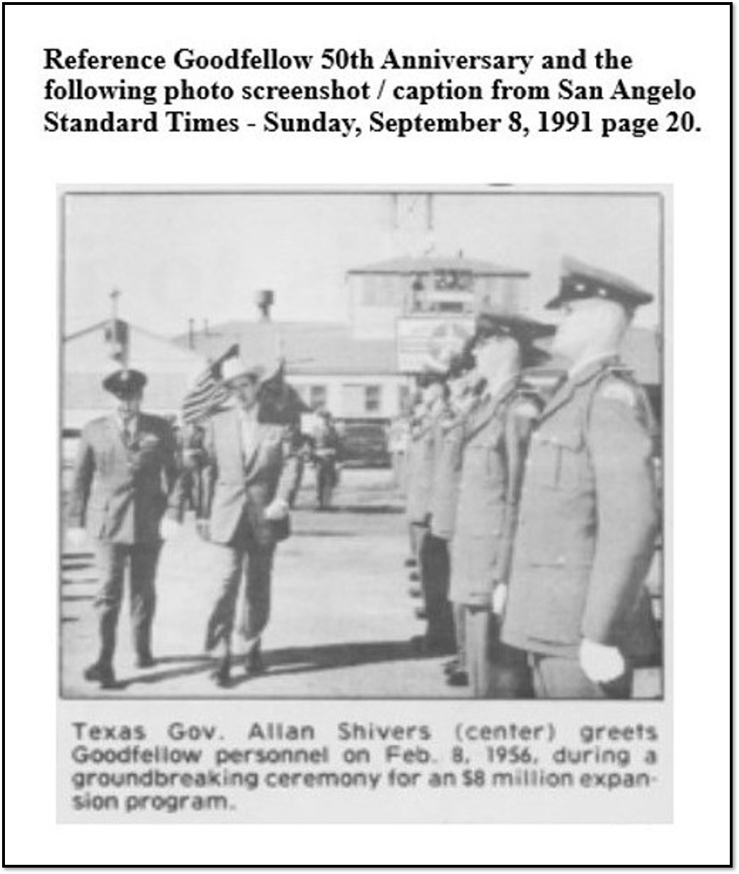 Other Buildings - Goodfellow AFB - Goodfellow Then and Now